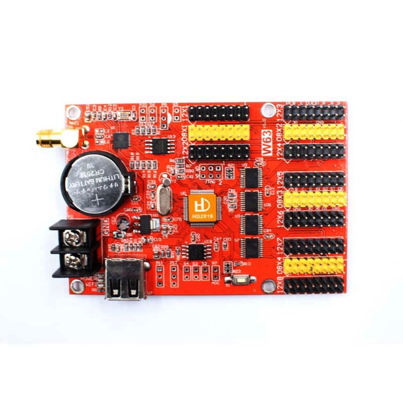 Huidu HD-W63 LED Display Module Control Card (1024×128, 2048×64 ...
